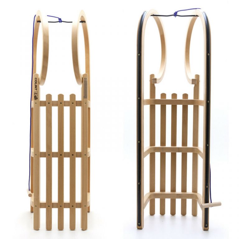 Slittino di legno tradizionale 120cm - Slittaonline